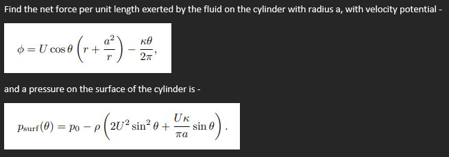 Solved Find the net force per unit length exerted by the | Chegg.com