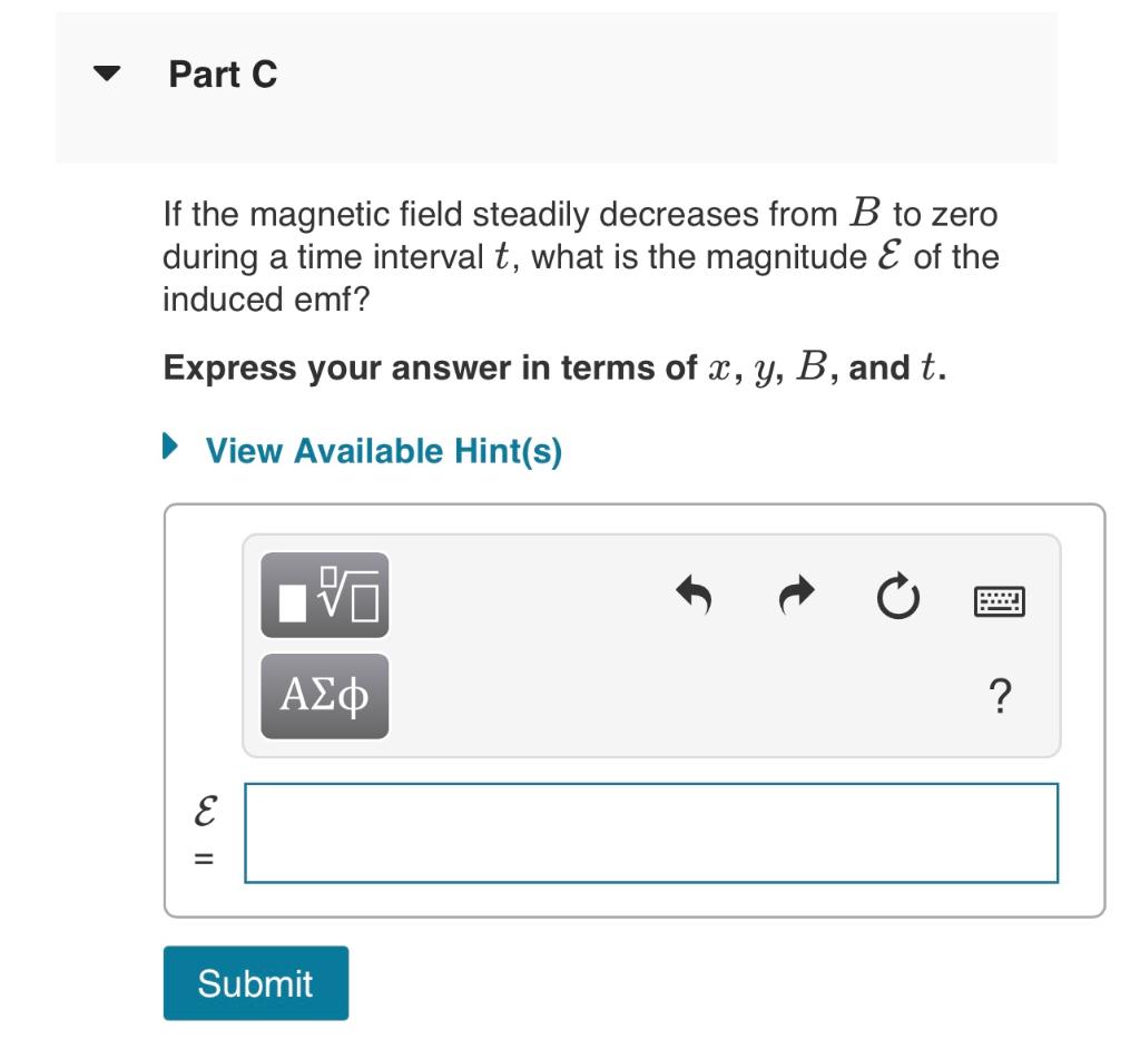 Solved Faraday's Law and Induced Emf 10 of 14 Learning Goal: | Chegg.com