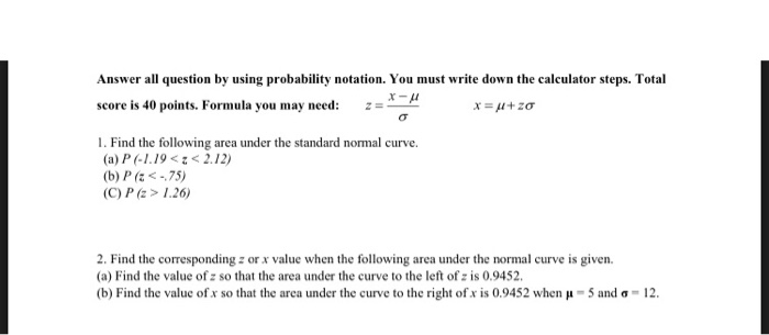 Solved Answer all question by using probability notation. | Chegg.com