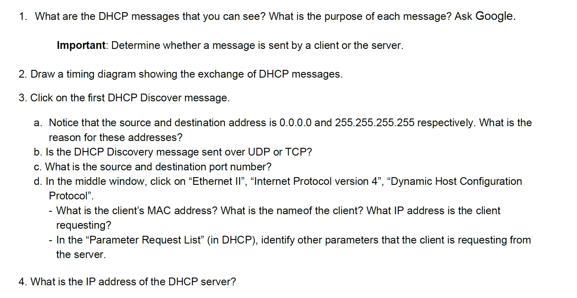 Solved Network and Communications Answer the following | Chegg.com