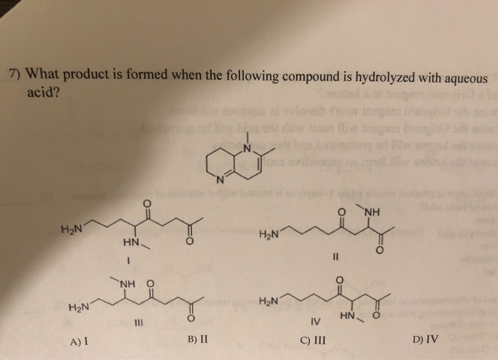 Solved Could you please explain the mechanism of hydrolyzing | Chegg.com
