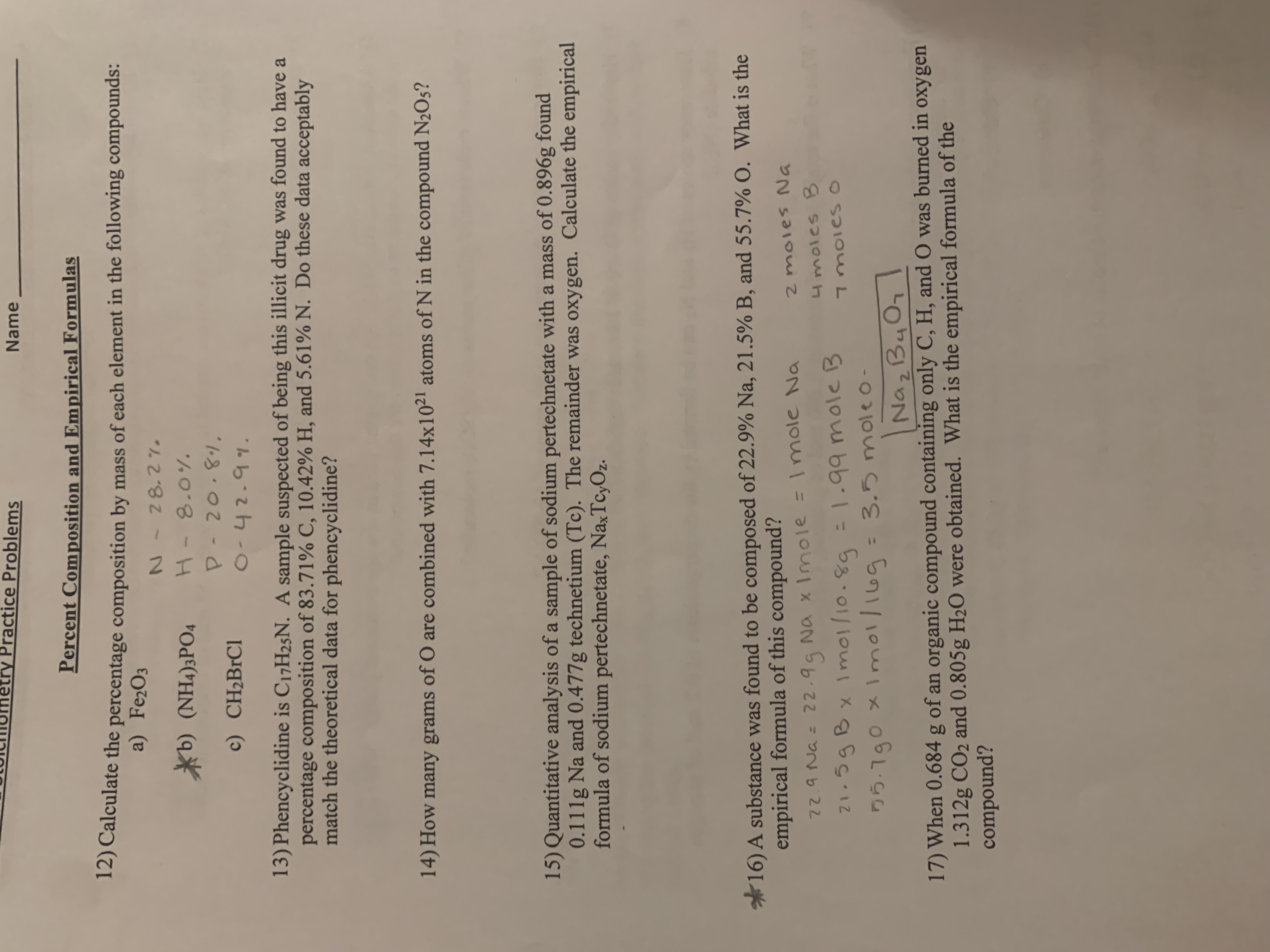 Solved Moles and Stoichiometry Practice Problems Name Mariah | Chegg.com