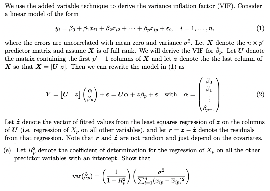 Solved We use the added variable technique to derive the | Chegg.com
