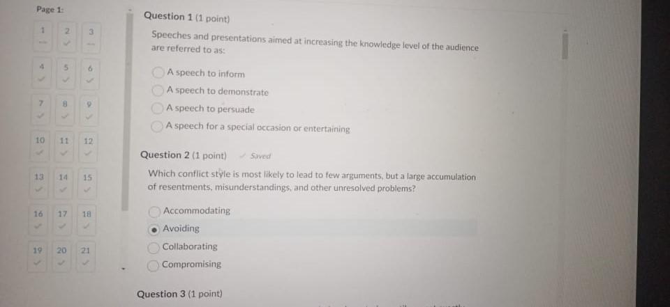 Solved Speeches and presentations aimed at increasing the | Chegg.com