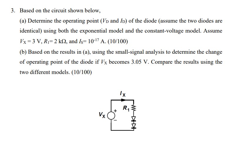 Solved Based on the circuit shown below, (a) Determine the | Chegg.com