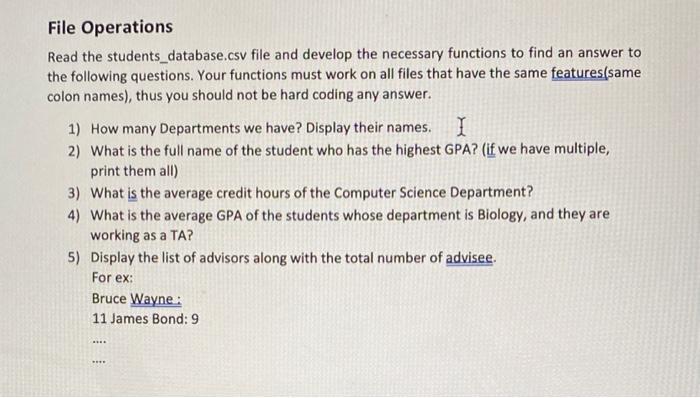 Solved Steps on How to read csv file in C? Only question 1 | Chegg.com