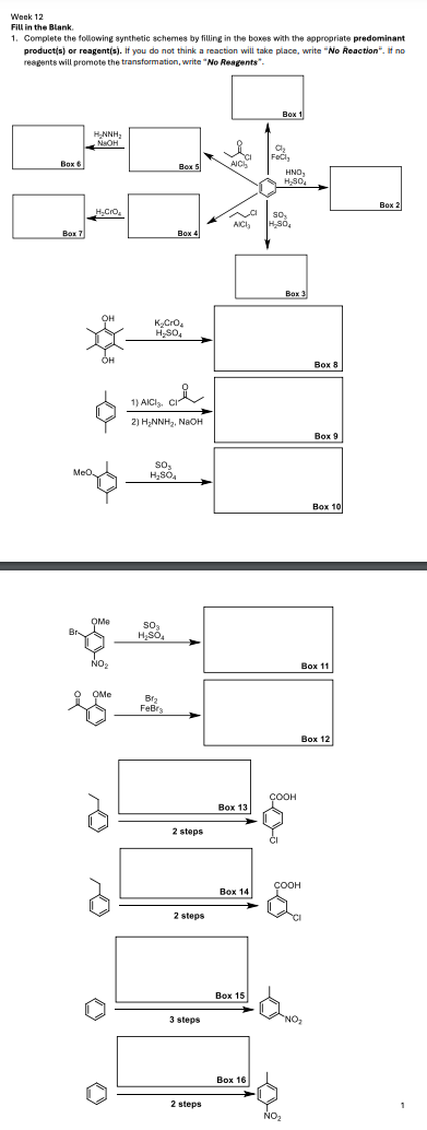 Solved by an EXPERT Week 12Fill in the Blank.1. ﻿Complete the following | Chegg.com