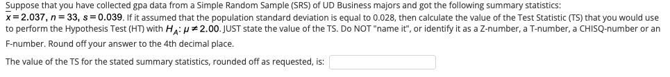 Solved Suppose that you have collected gpa data from a | Chegg.com
