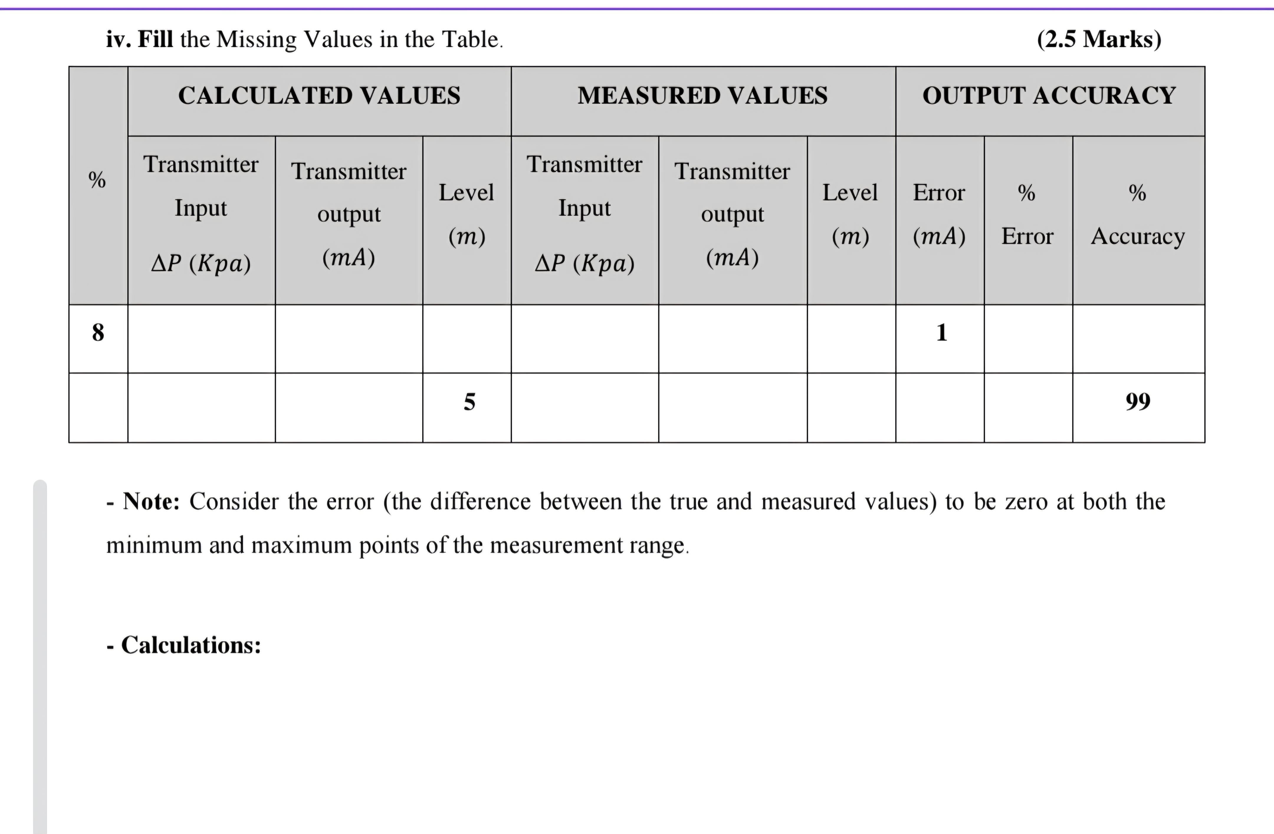 Note: Consider the error (the difference between | Chegg.com