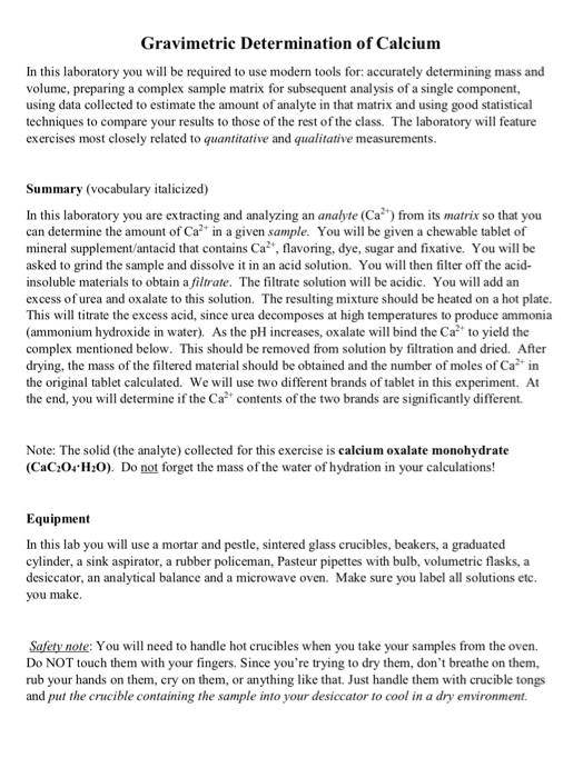 Solved CHEM 322 Experiment 2 Pre-lab exercises (typed) 1. | Chegg.com