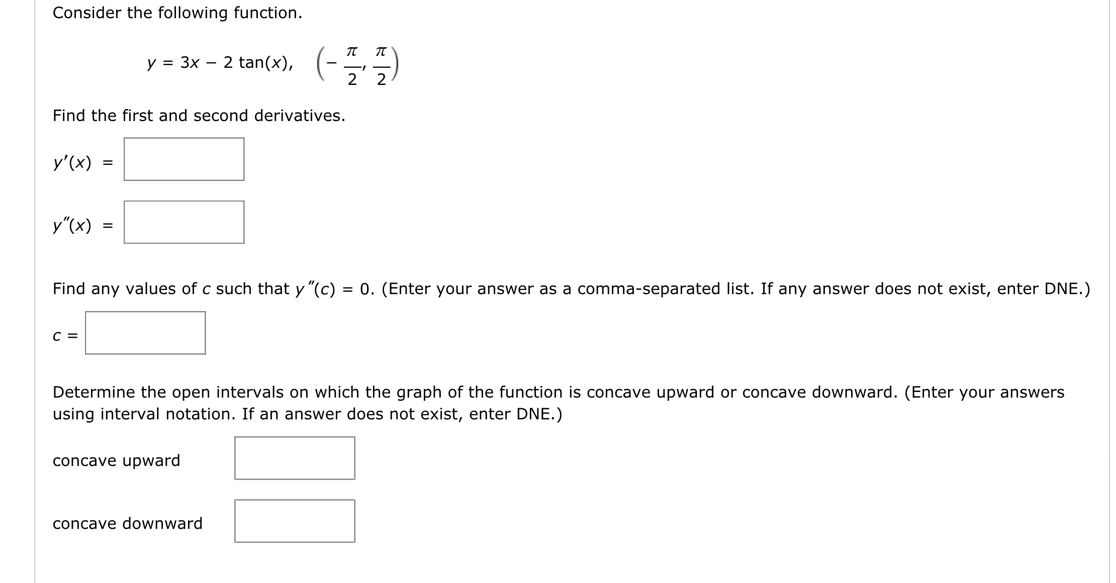 Solved Consider the following function. | Chegg.com