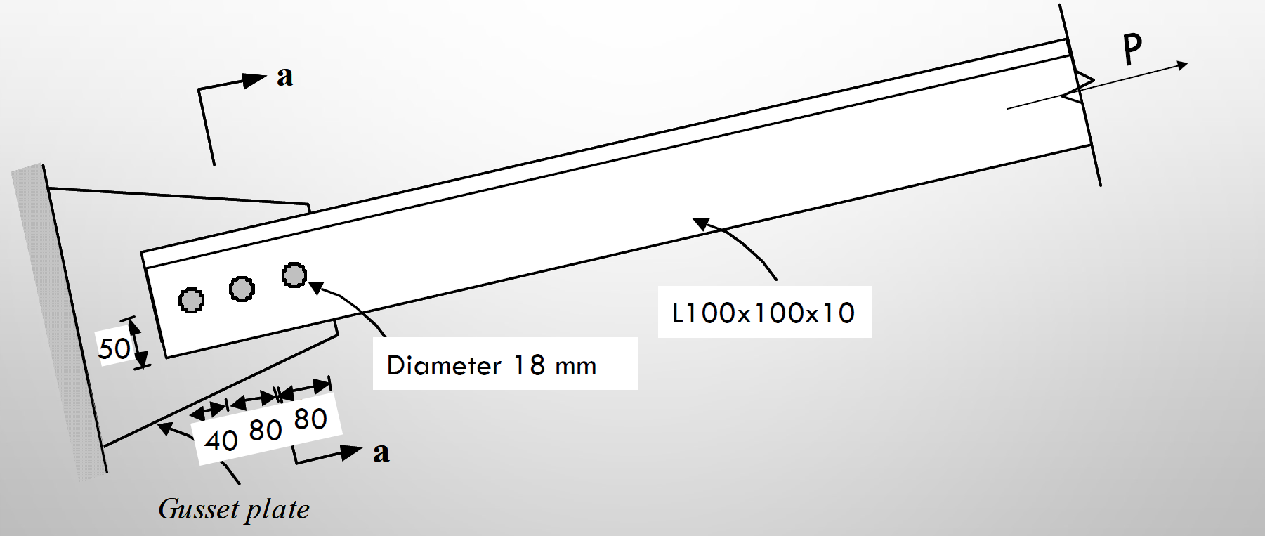 Solved Determine the design strength of the tension member | Chegg.com