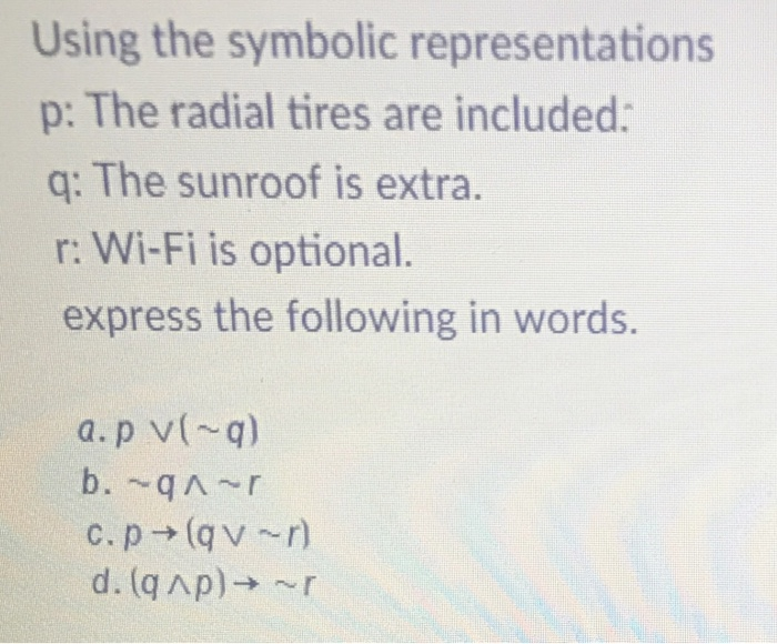 Solved Using the symbolic representations p: The radial | Chegg.com