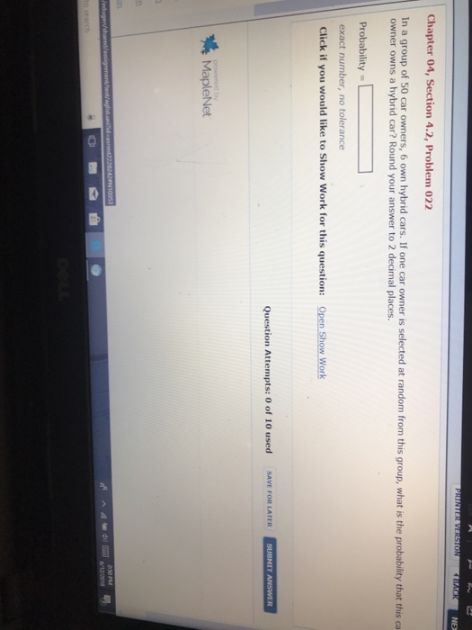 Solved Chapter 04, Section 4.2, Problem 022 In a group of 50 | Chegg.com