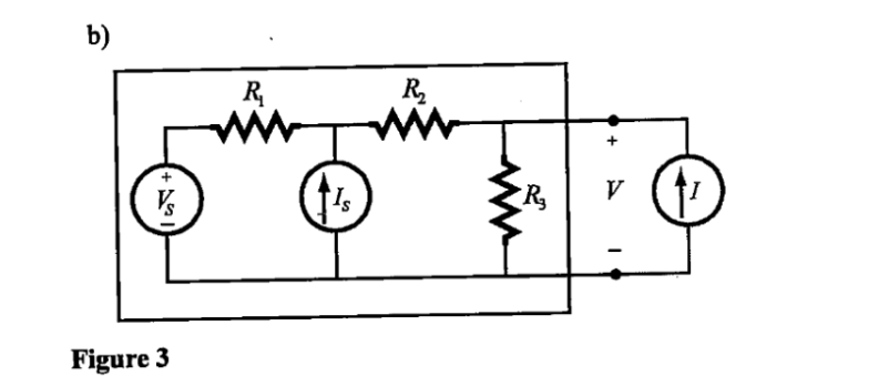 3) Thévenin equivalent, voltage and current sources. | Chegg.com