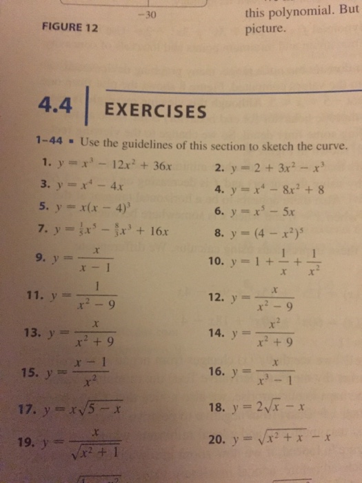 Solved "Use the guidelines of this section to sketch the | Chegg.com