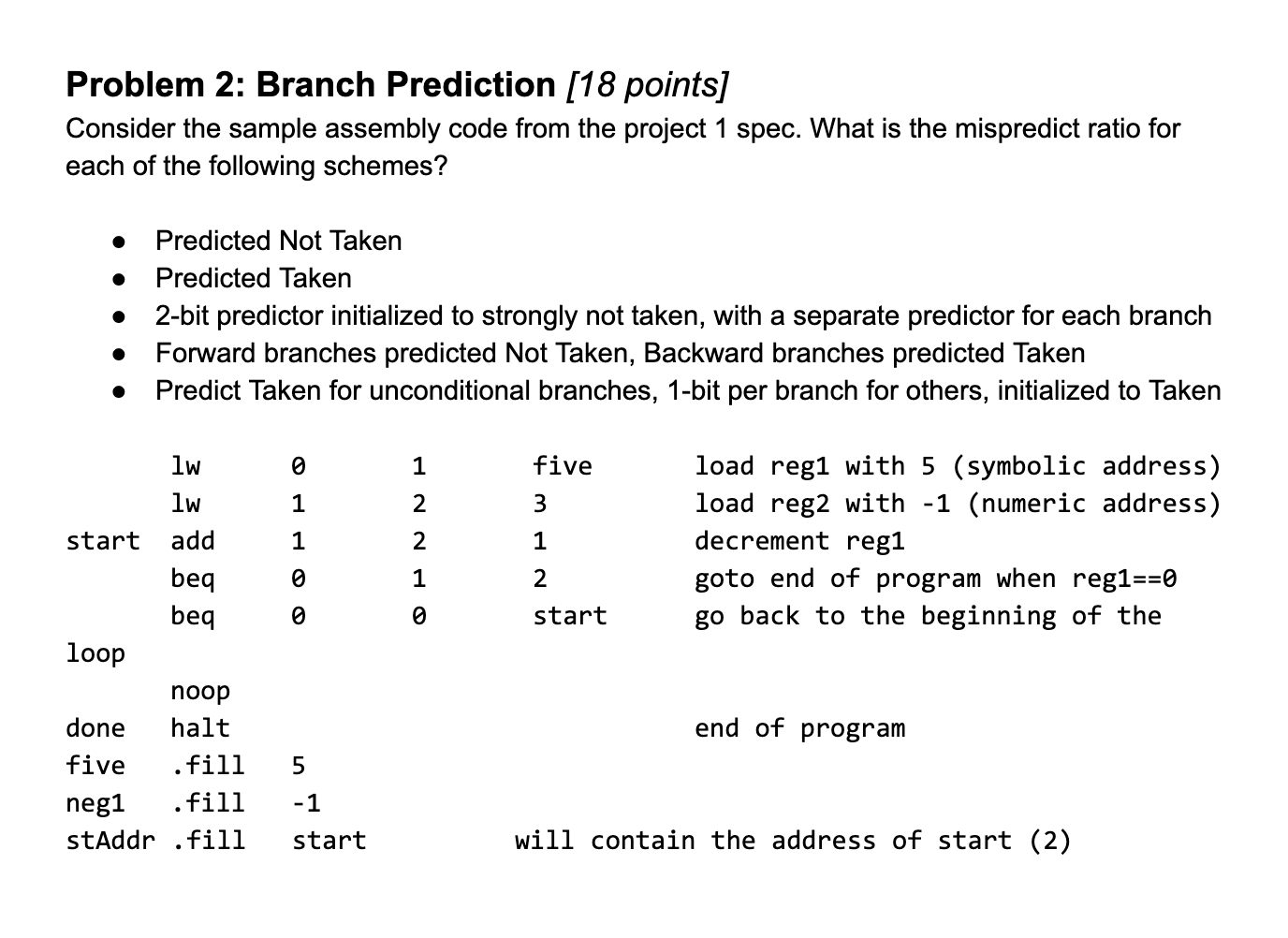 Solved Consider the sample assembly code from the project 1 | Chegg.com