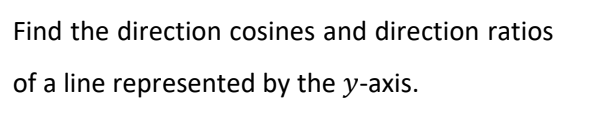 Solved Find the direction cosines and direction ratios of a | Chegg.com