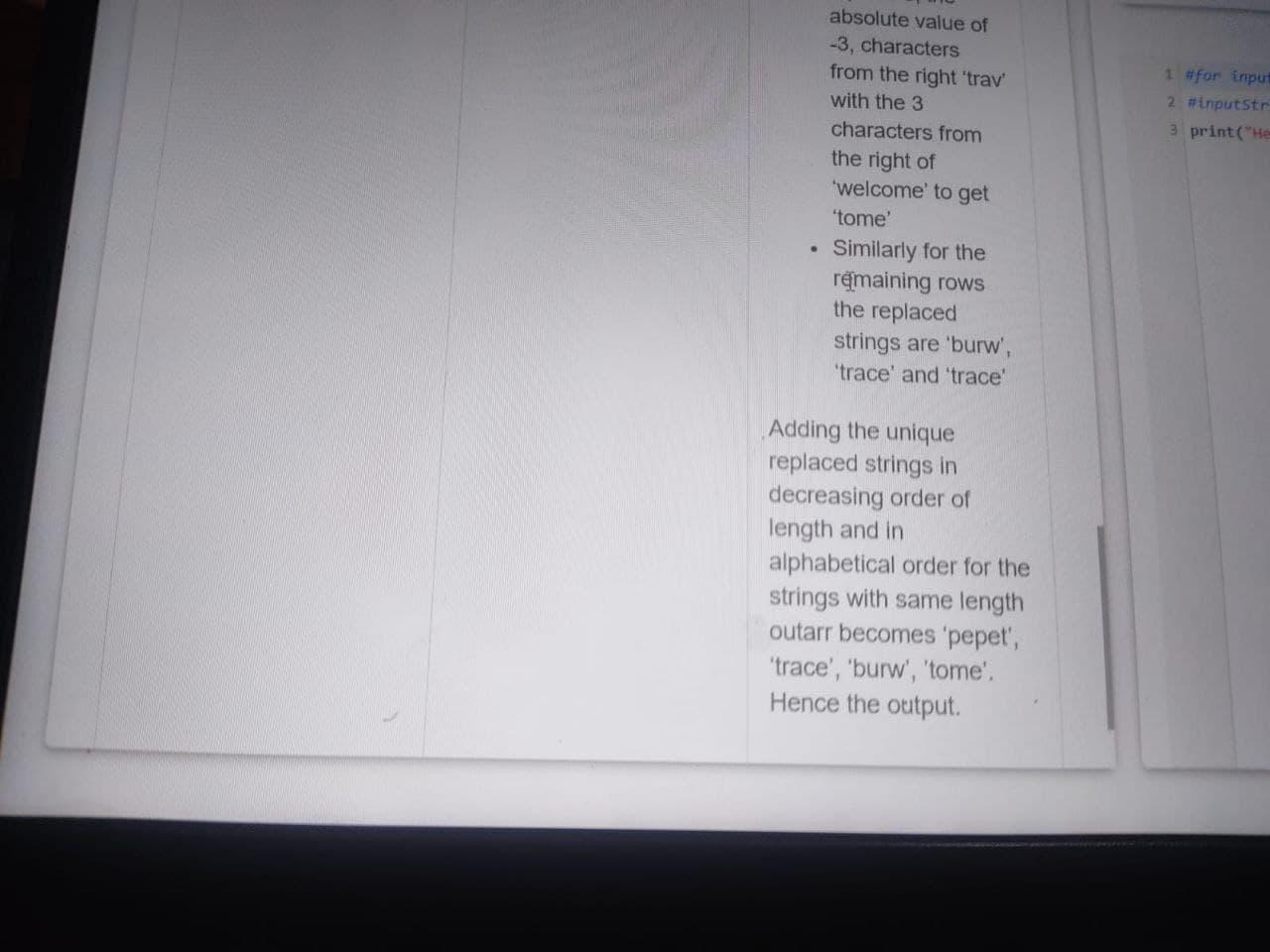 Solved Input Format: First line contains the number of rows | Chegg.com