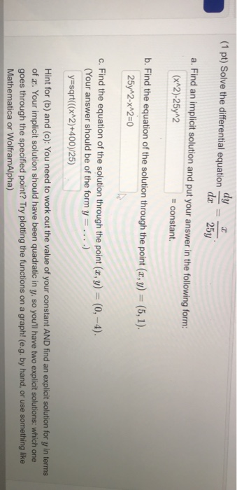 Solved (1 pt) Let Q(t) represent the amount of a certain | Chegg.com