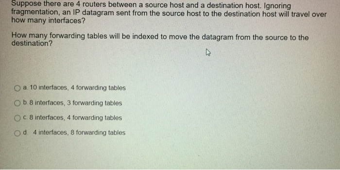 Solved Suppose there are 4 routers between a source host and | Chegg.com