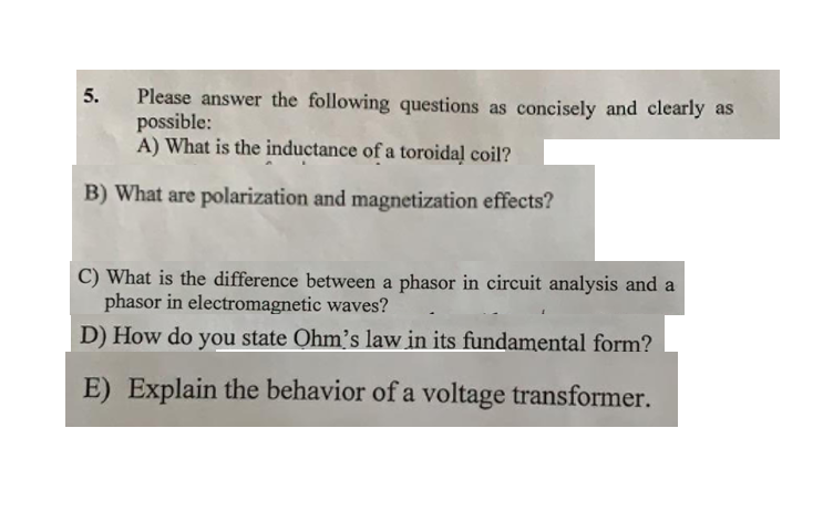 Solved Please answer the following questions as concisely | Chegg.com