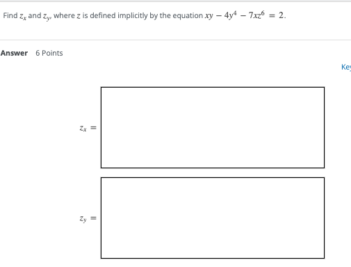 Solved Find z, and zy, where z is defined implicitly by the | Chegg.com