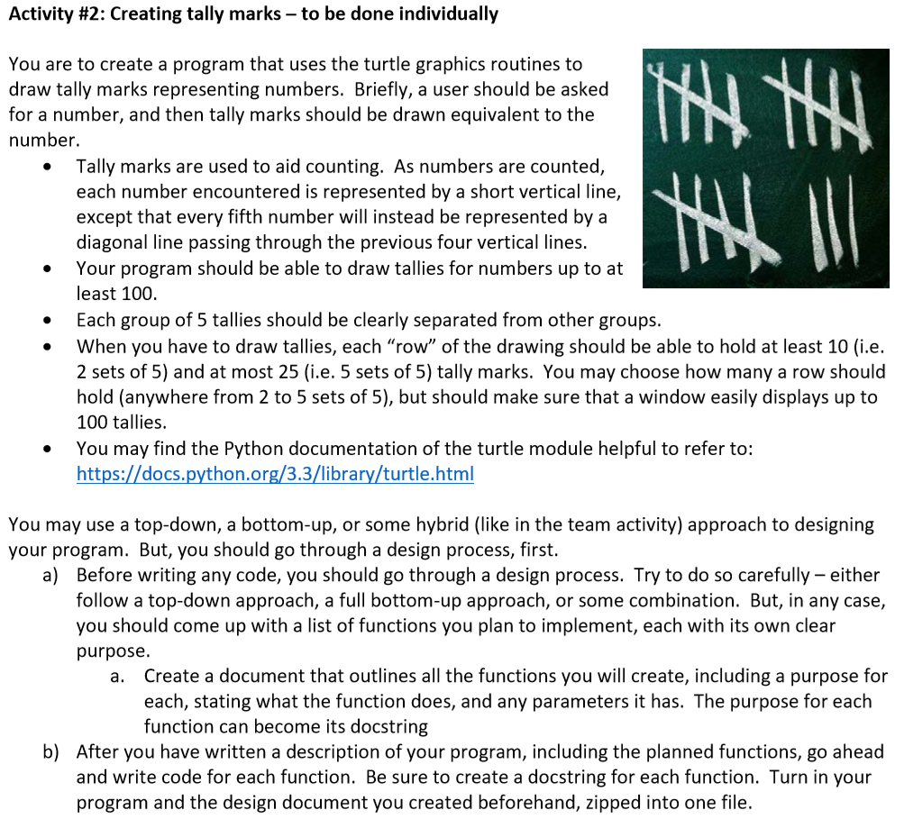 I Was Asked To Write A Python Program Using The