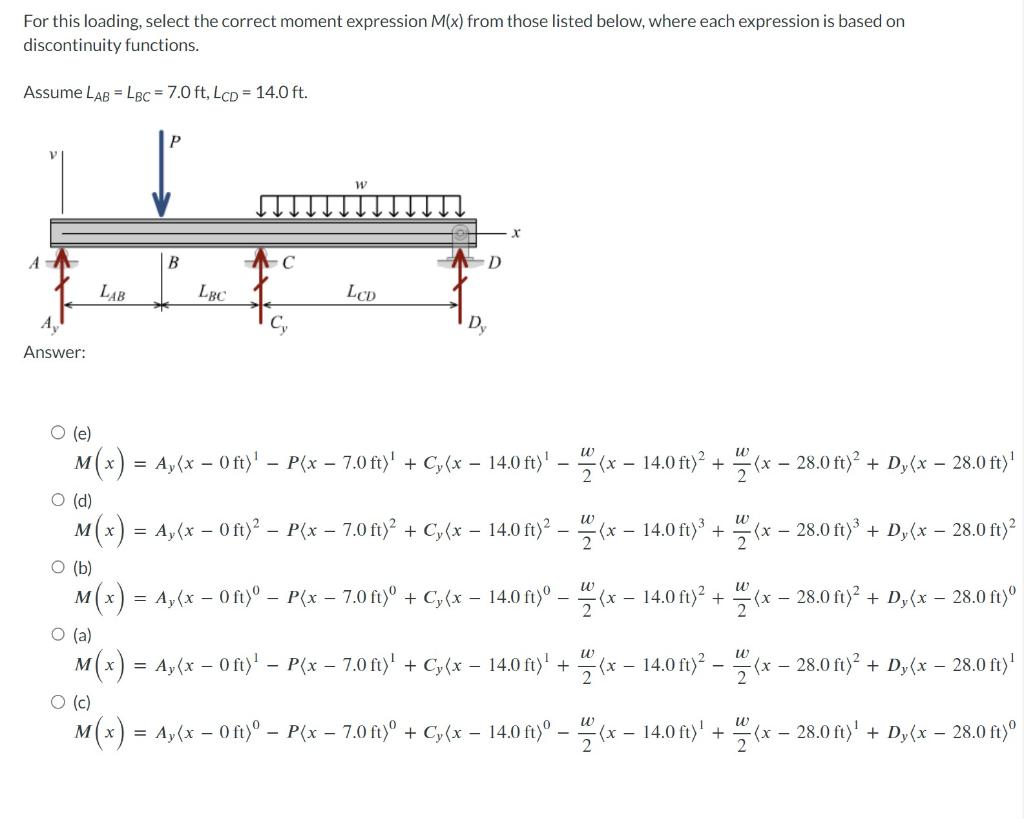 Solved On a piece of paper, integrate M(x) from Part 3 once | Chegg.com