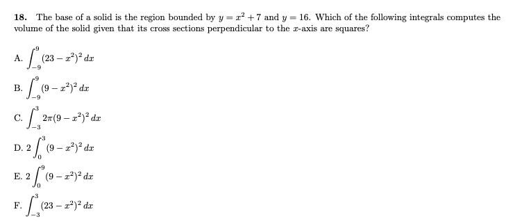 Solved 17. Use Pappus' theorem to find the volume of the | Chegg.com