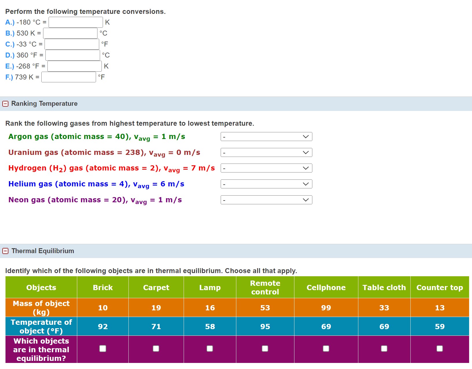Solved Perform the following temperature conversions. A.) | Chegg.com