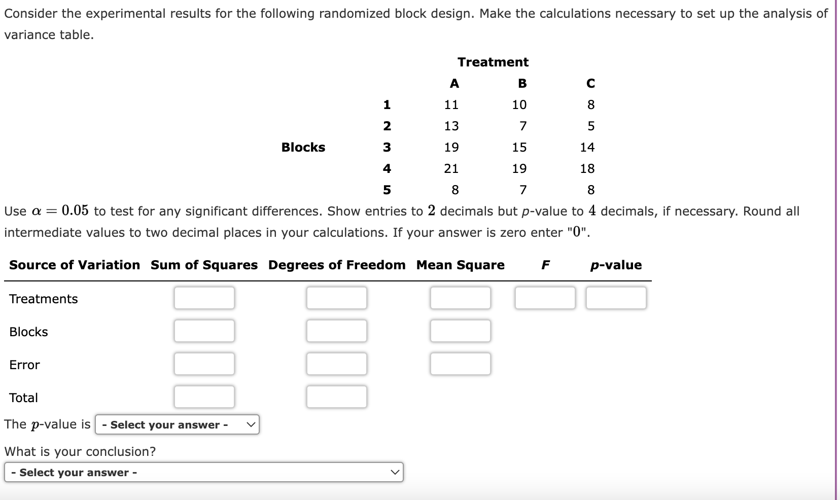 Solved Consider the experimental results for the following | Chegg.com