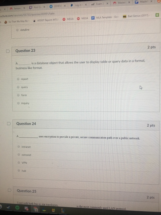 Solved ucture.com/courses/55733/quiazes/45991/take Bad | Chegg.com