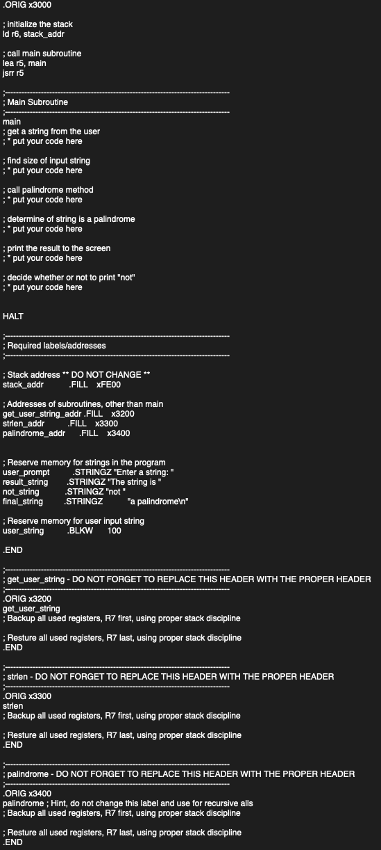 The assignment can be broken down into the following | Chegg.com