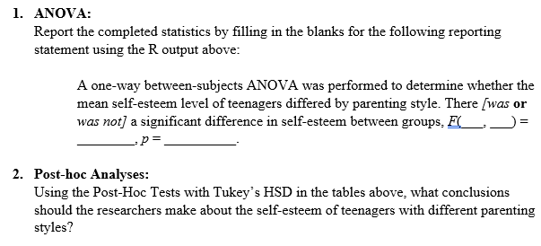 Solved ANOVA ANOVA Sum of Squares df Mean Square F p nap | Chegg.com