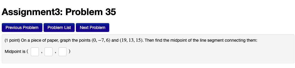 Solved Assignment3: Problem 36 Previous Problem Problem List | Chegg.com