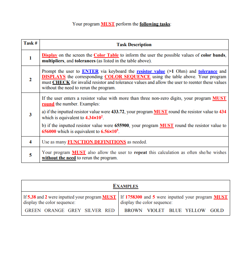 Write (also compile and execute) a complete Visual | Chegg.com
