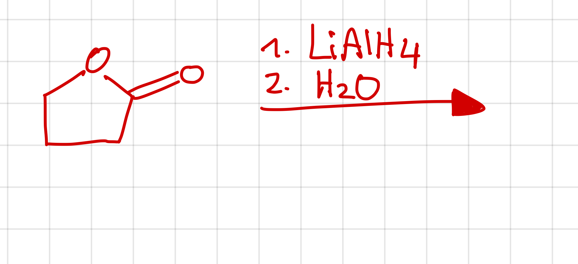 Solved 1. LiAlH 4 2. H2O | Chegg.com