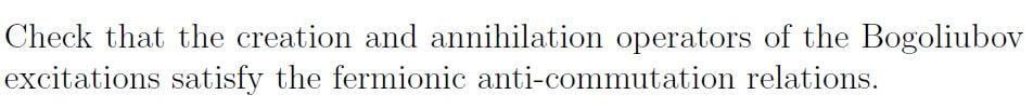 Solved Check that the creation and annihilation operators of | Chegg.com