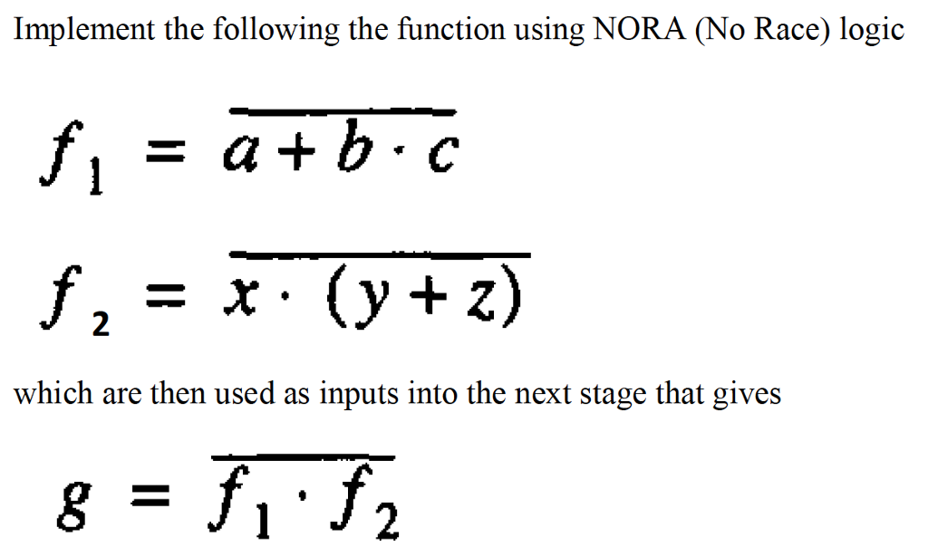 Solved Implement The Following The Function Using Nora No 8815