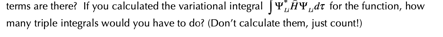 Write Out The Slater Determinant Wavefunction For A
