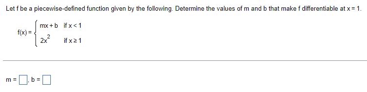 Solved Let f ﻿be a piecewise-defined function given by the | Chegg.com