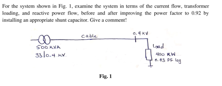 Solved For the system shown in Fig. 1, examine the system in | Chegg.com