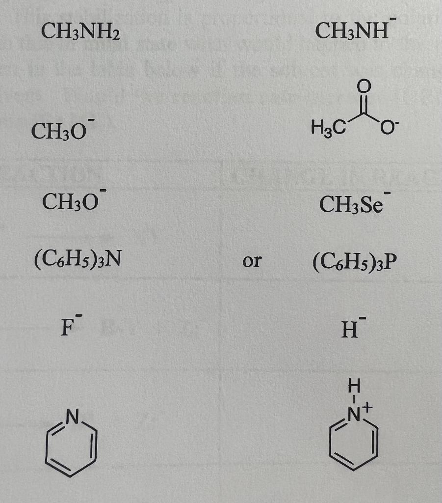 Solved In each pair circle the most reactive nucleophile in | Chegg.com