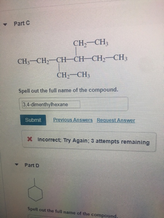 Solved Spell out the full name of the compound. Submit | Chegg.com