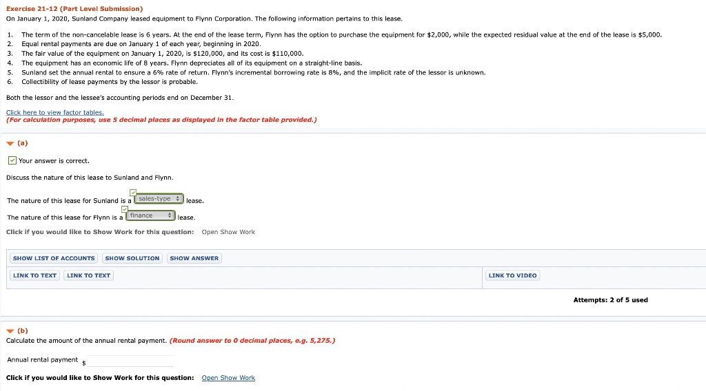 Solved Exercise 21-12 (Part Level Submission) On January 1, | Chegg.com