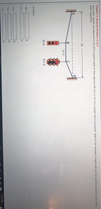 Solved Chapter 3, Reserve Problem 3/017 Two traffic signals | Chegg.com