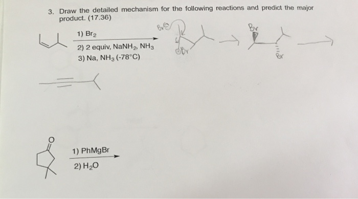 Solved 3. Draw the detailed mechanism for the following | Chegg.com