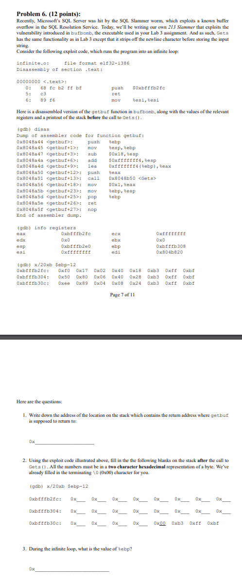 Solved Problem 6. (12 ﻿points):Recently, Microsoft's SQL | Chegg.com