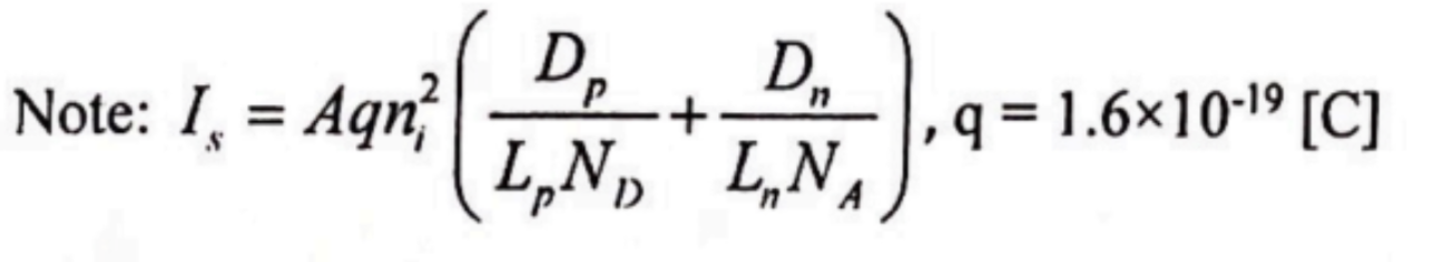 Solved Consider a PN junction based on the following | Chegg.com